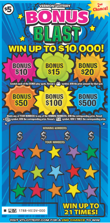 Bonus Blast | Vermont Lottery